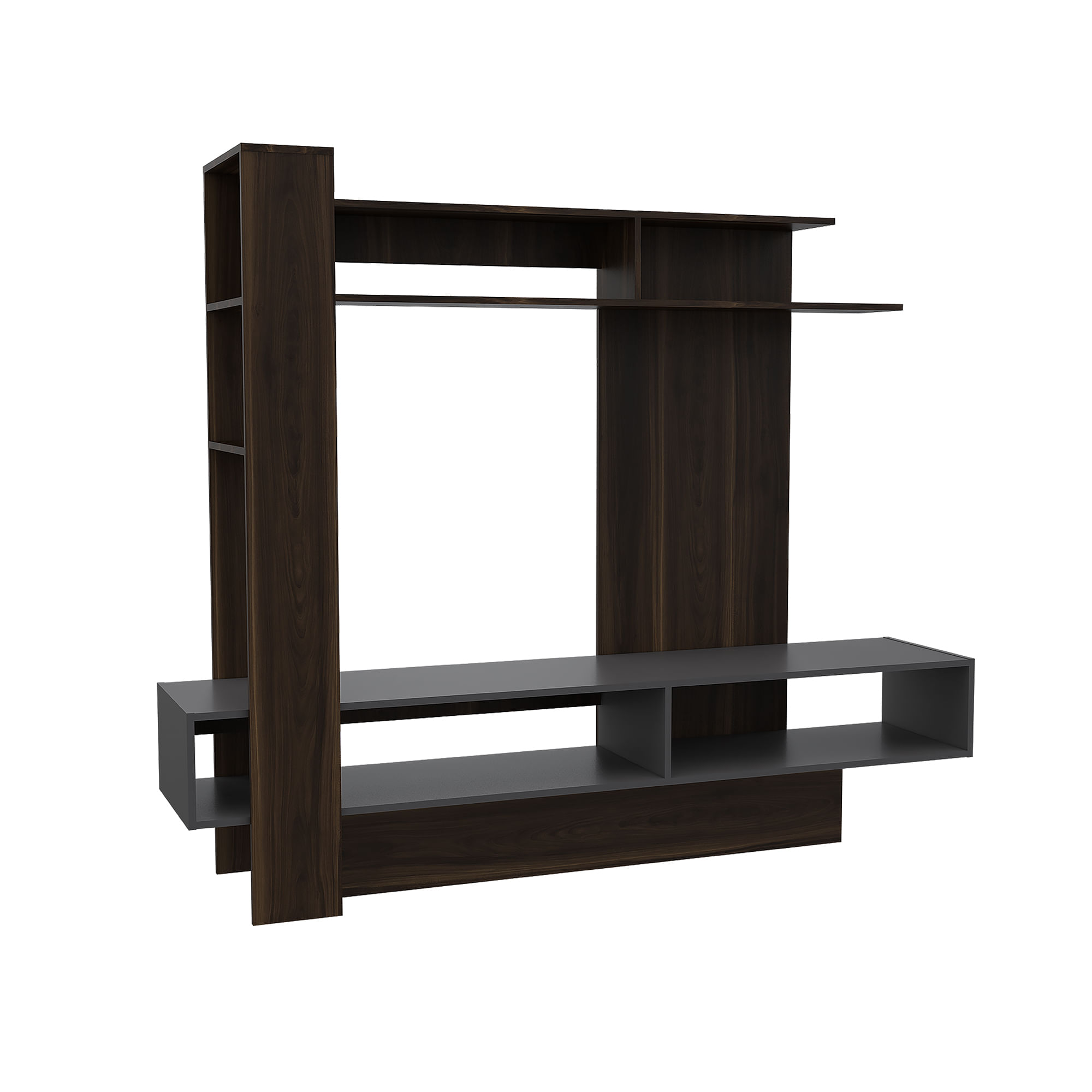 Centro de Entretenimiento Madrid Color Habano y Plomo - Bertolini Colombia