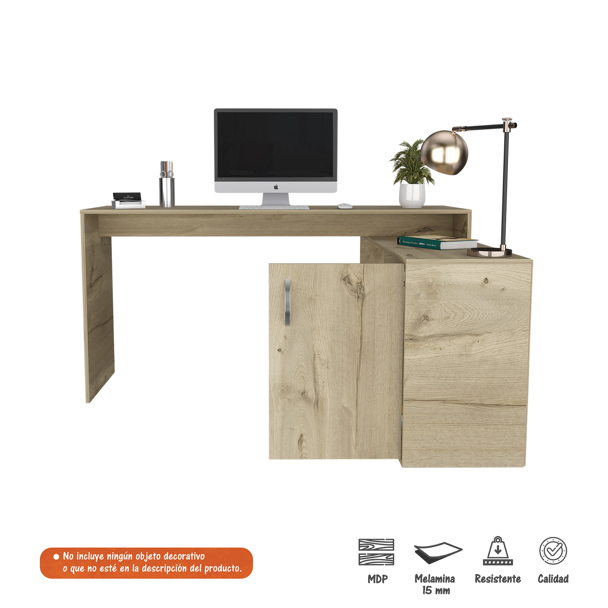 Escritorio Toronto Color Duna - Bertolini Colombia