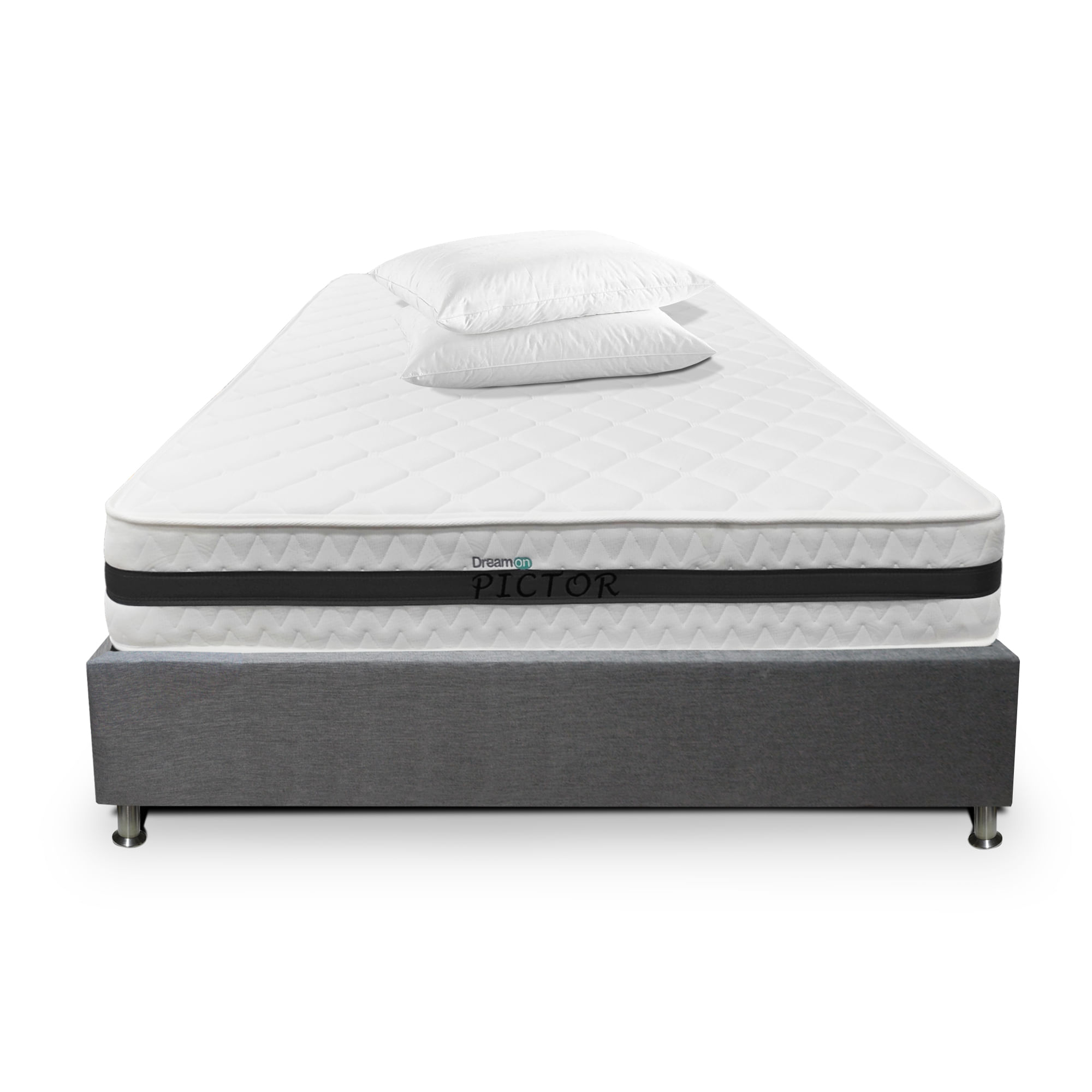 Combo Base Dreamer Plus + Colchon DreamOn Podium 100 x 190 cm Dureza ...
