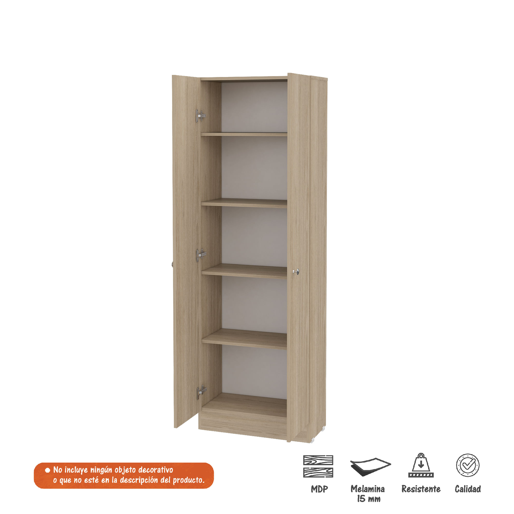 Mueble Alacena Despensa Italia Bertolini Color Rovere - Bertolini Colombia