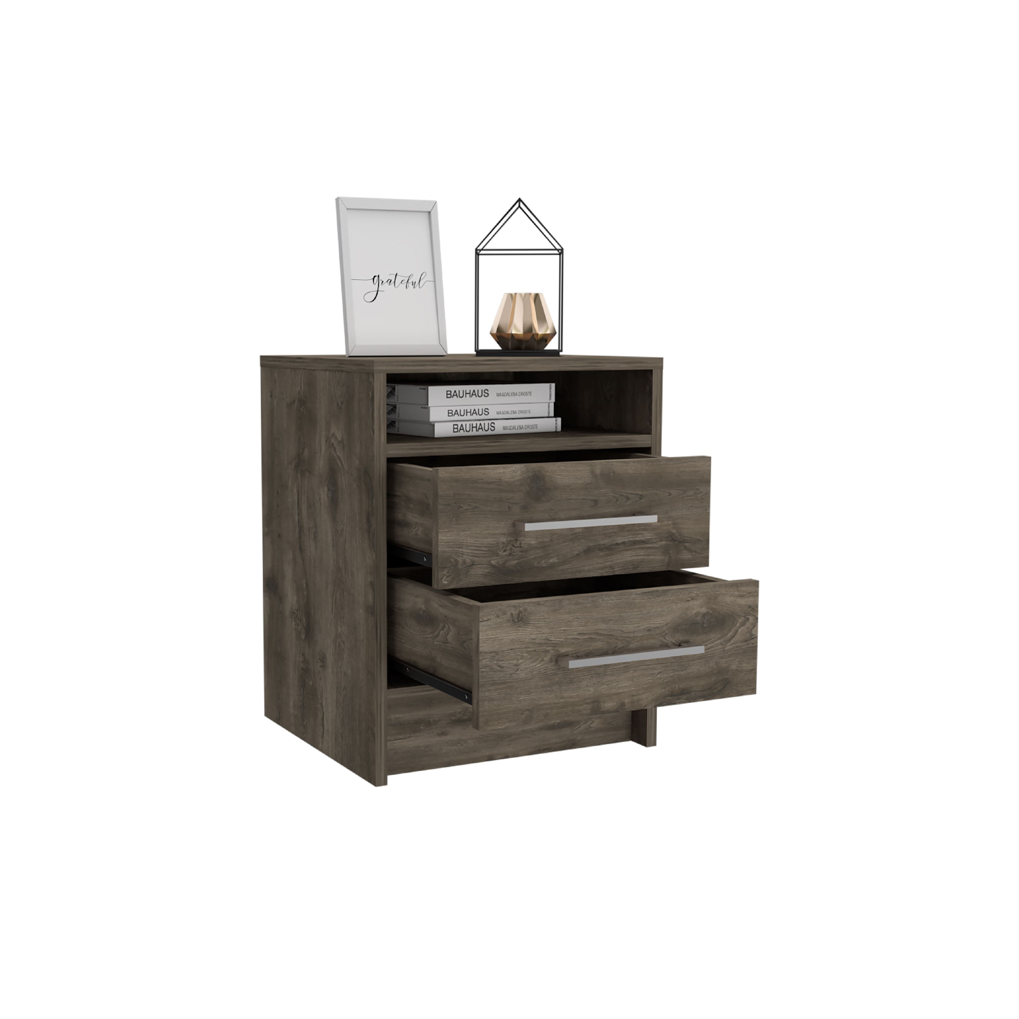 Mesa de Noche Auxiliar Nordic Bertolini Color Bellota - Bertolini Colombia