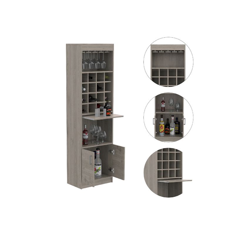 Mueble de Bar Mito Bertolini Color Ceniza - Bertolini Colombia