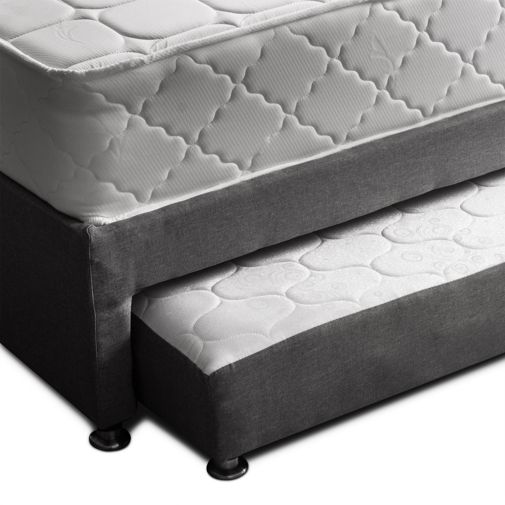 Combo Nido Gris + Colchon 100x190 cm dIntermedia + almohada - Bertolini ...